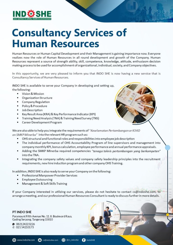 Consultancy Services of Human Resources - Indoshe Cares