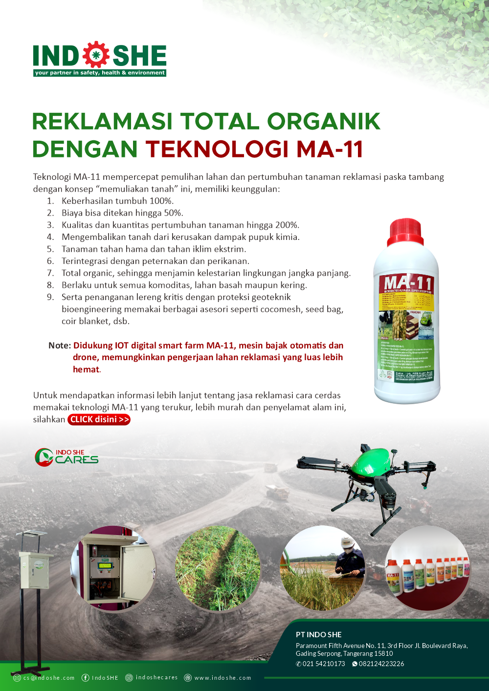 Flyer Produk - Indoshe Cares